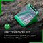 Green waterproof clipboards by Paperdry